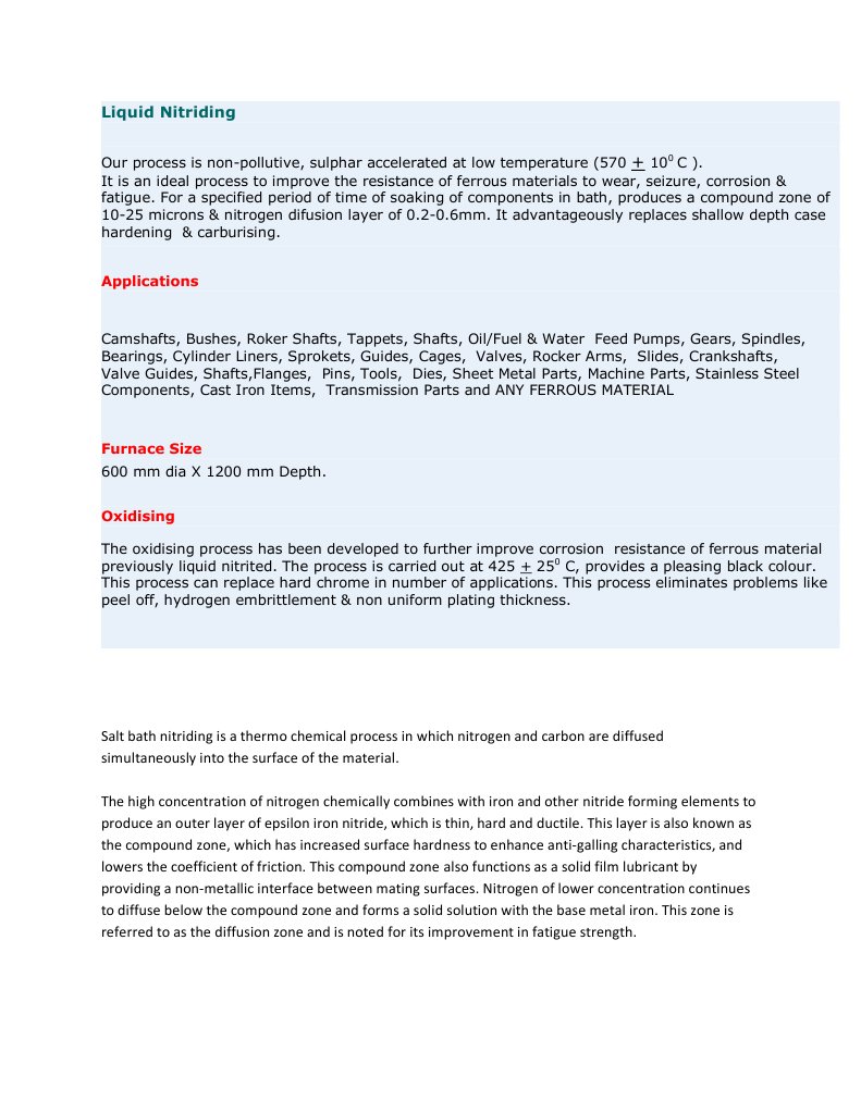 Liquid Nitriding | PDF | Steel | Heat Treating