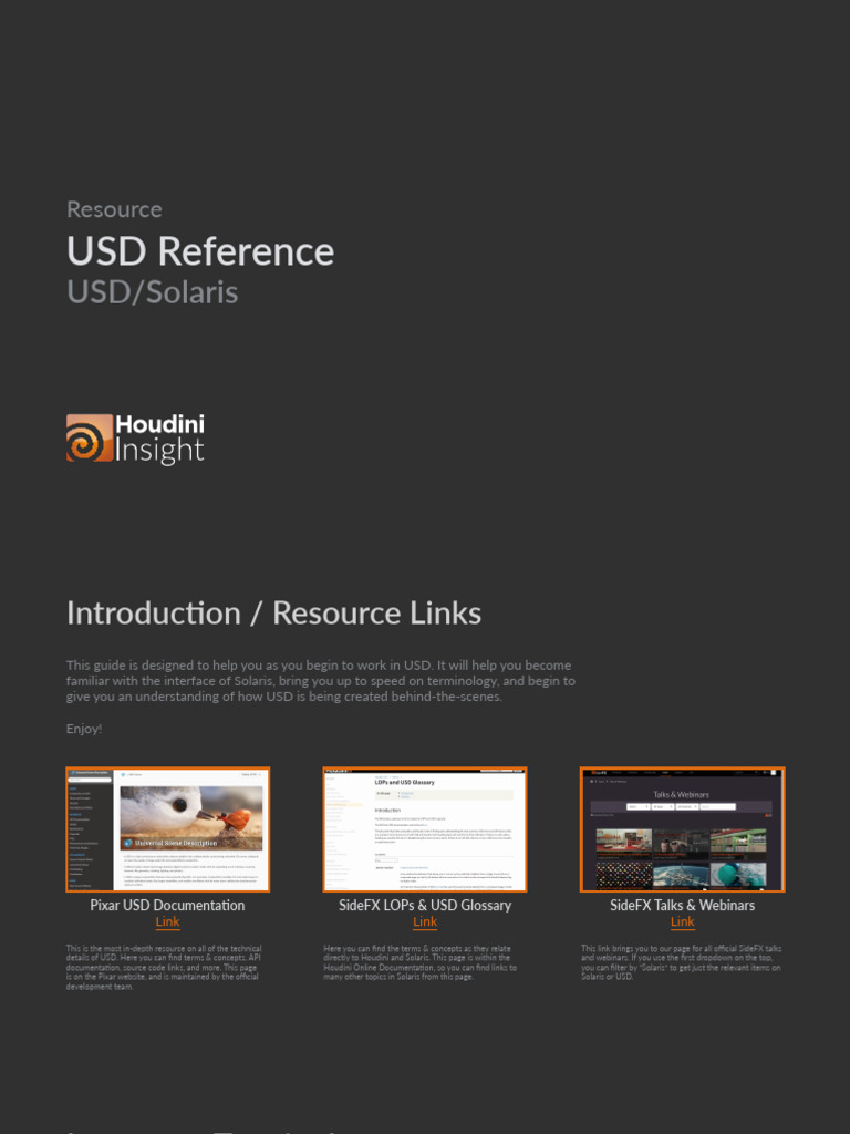 USD Basics Reference | PDF