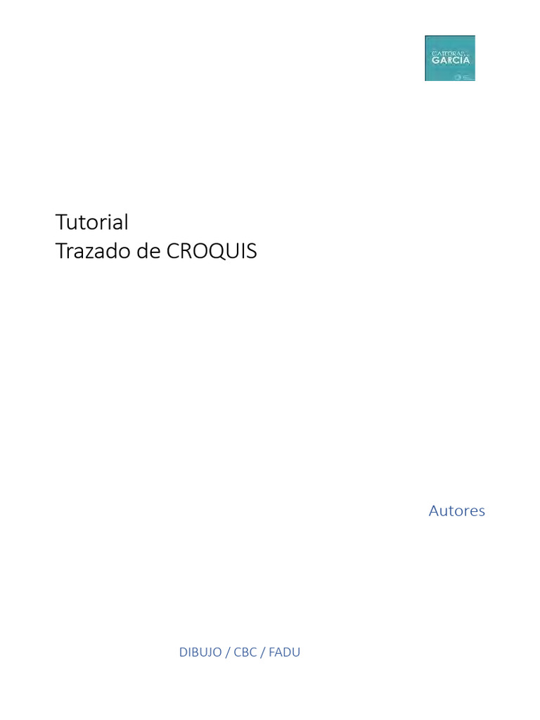 03 - Trazado de CROQUIS | PDF