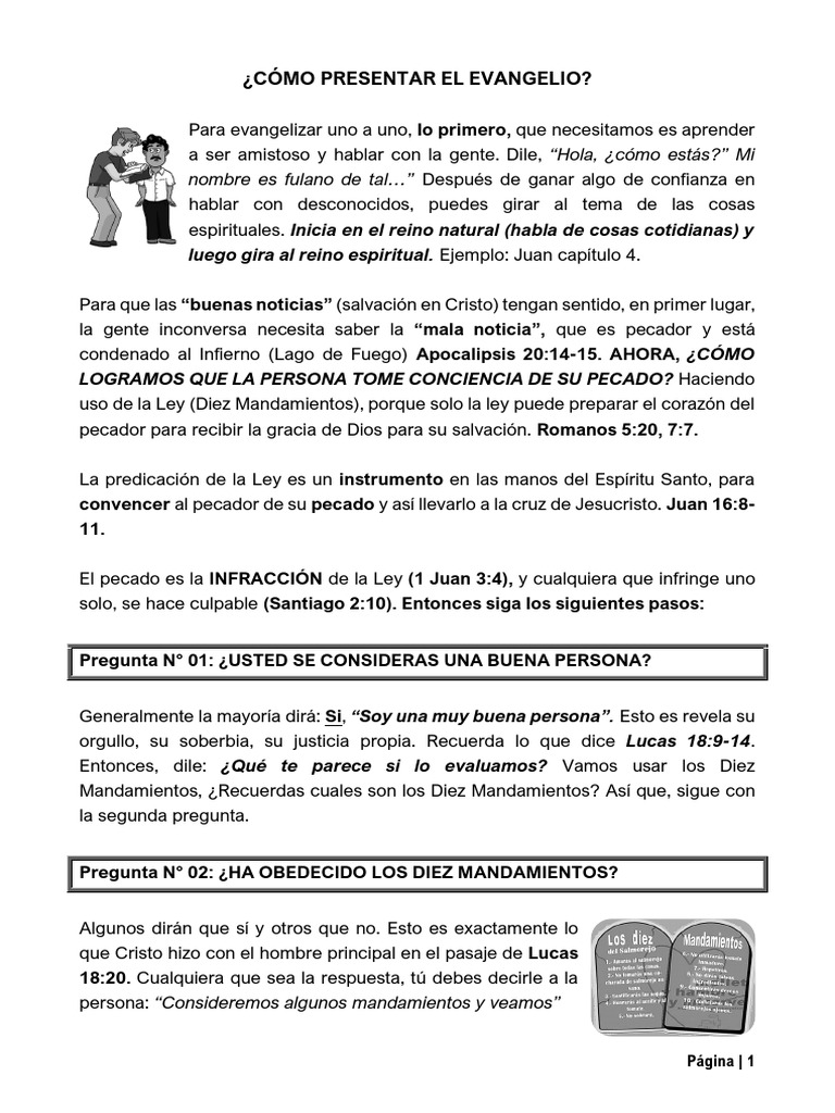 Como Presentar El Evangelio | PDF