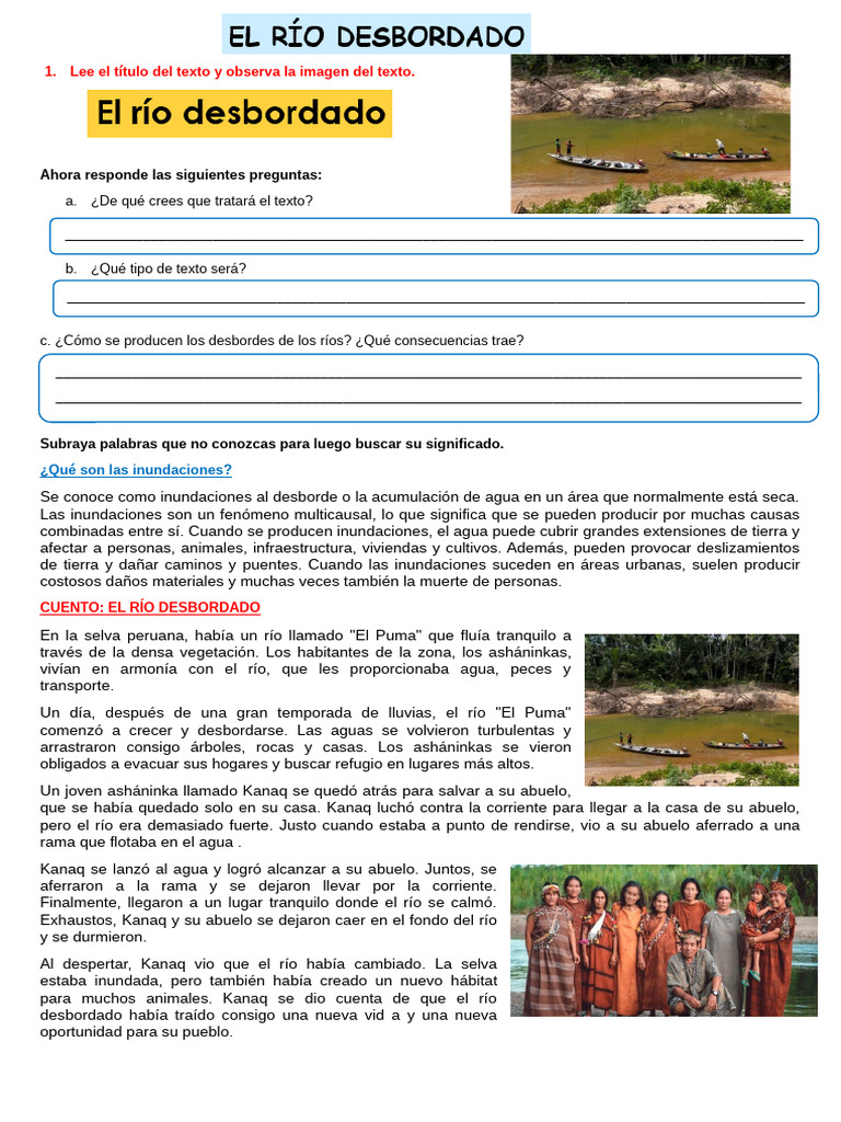 Ficha Vier 16 PL El Rio Desbordado | PDF