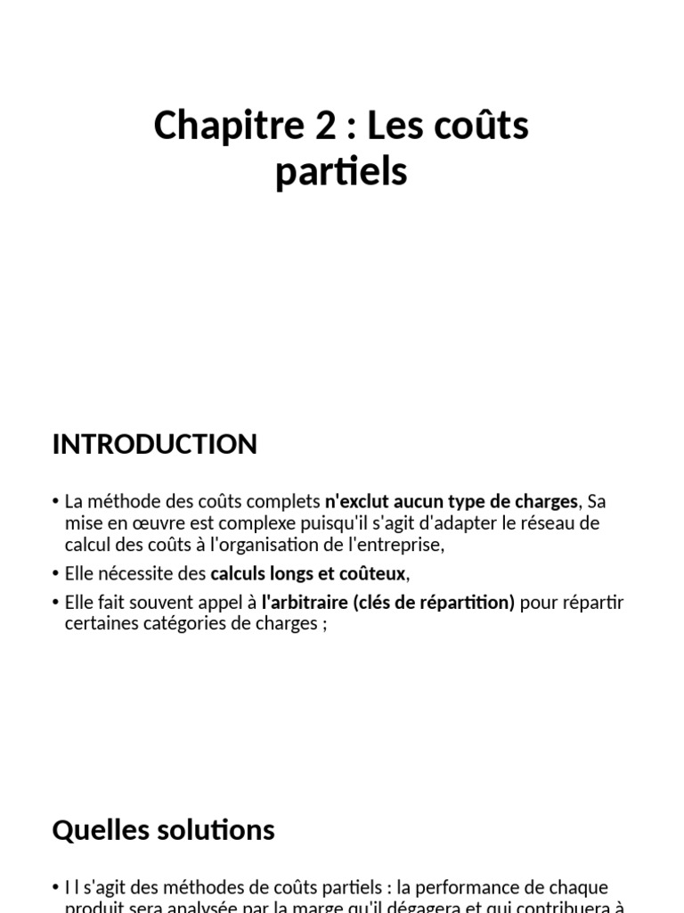 Cours Partiel | PDF