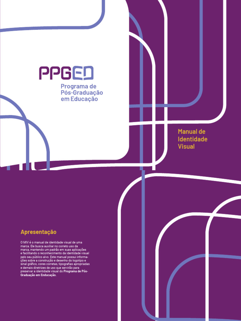 PPGEd Manual de Identidade Visual | PDF