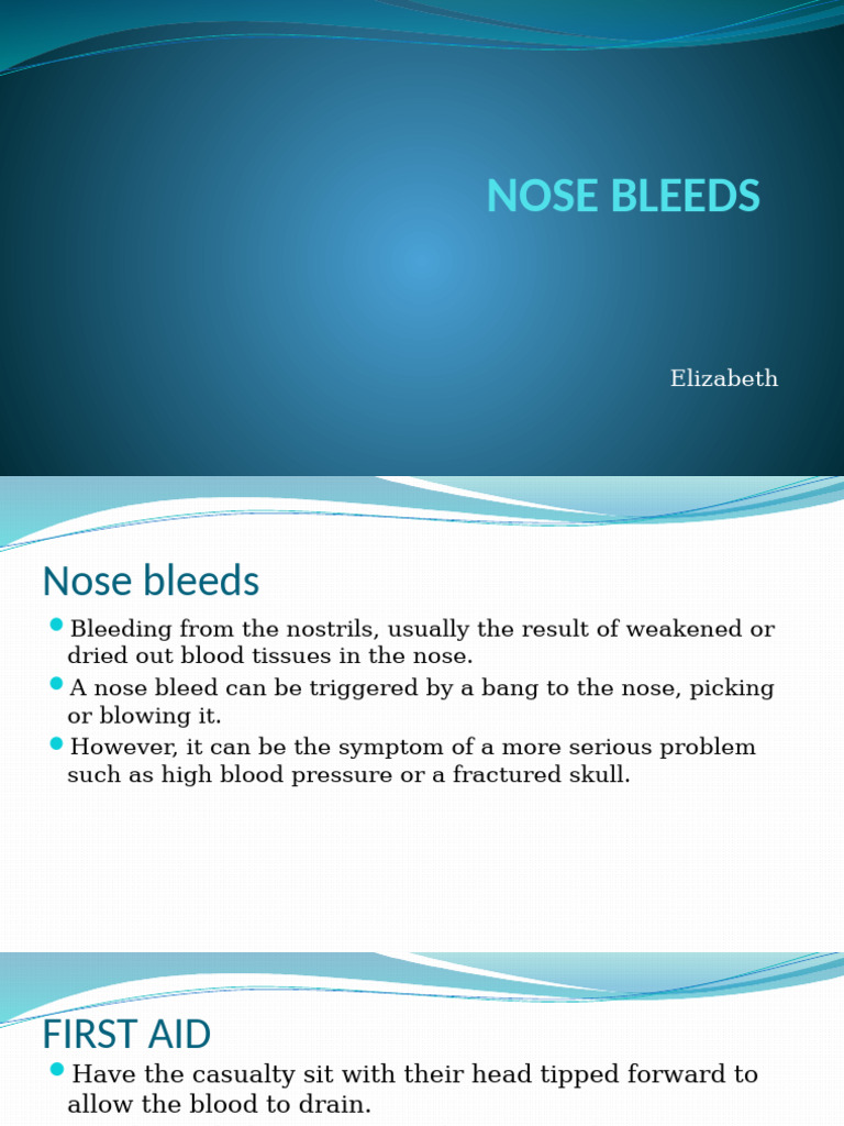 Nose Bleeds | PDF