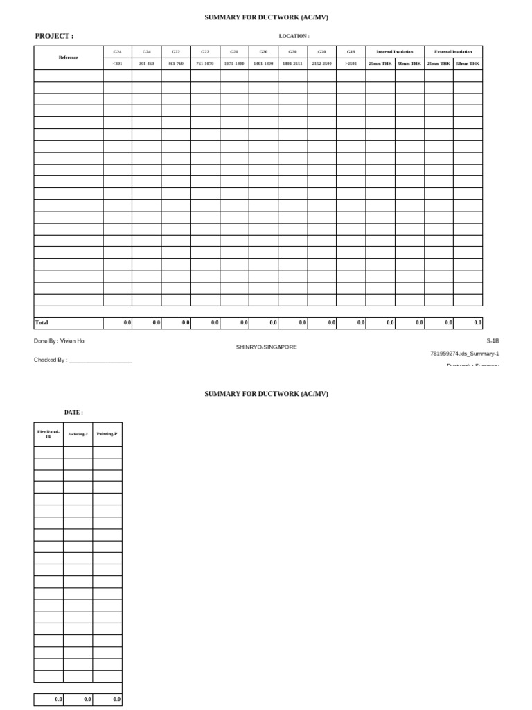AST-2 FL 6 PDF Calculation and Grille BQ | PDF
