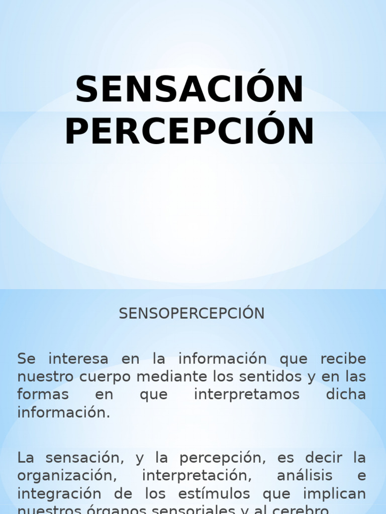 4 Sensopercepción-1 | PDF