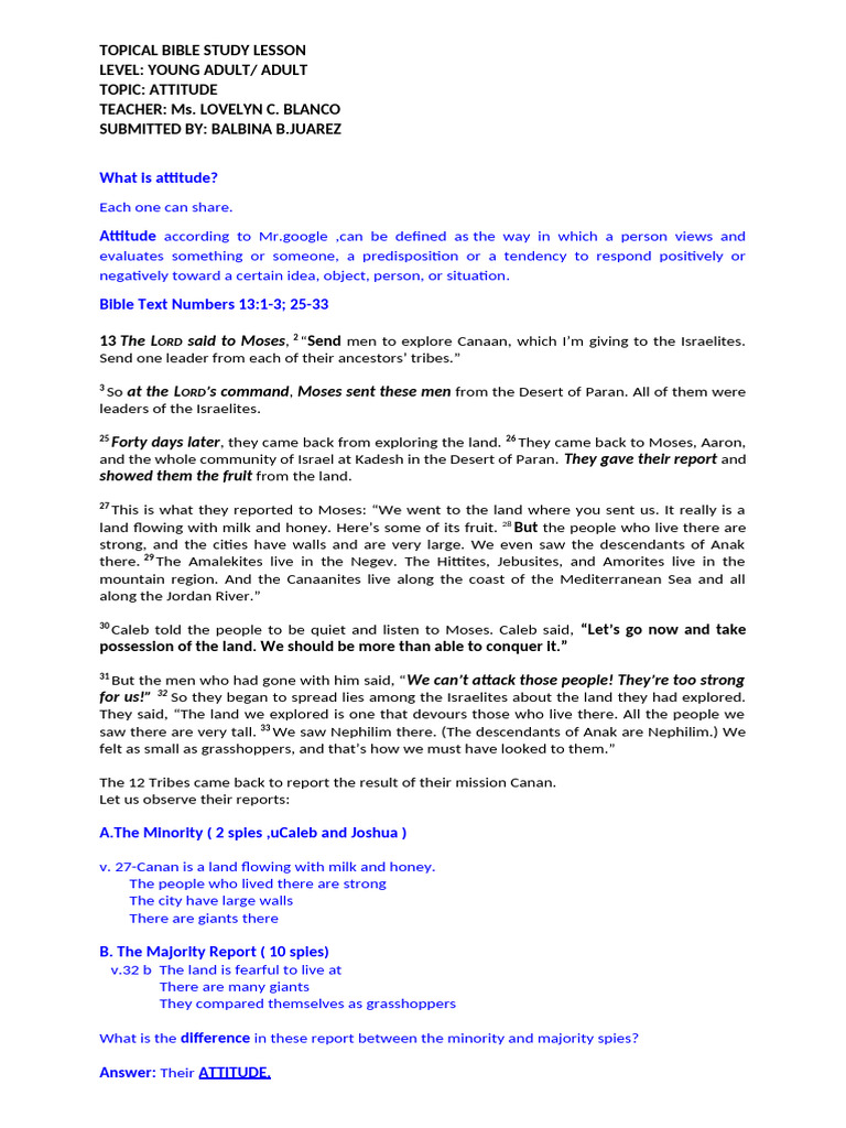 Topical Bible Study For MAYAF and ADULT | PDF