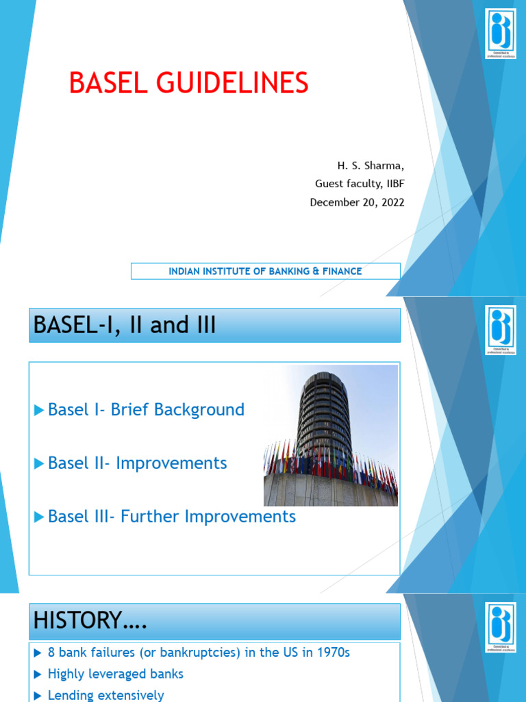 Risk MGT - Basel Guidlines | PDF