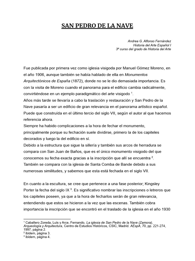 San Pedro de La Nave | PDF
