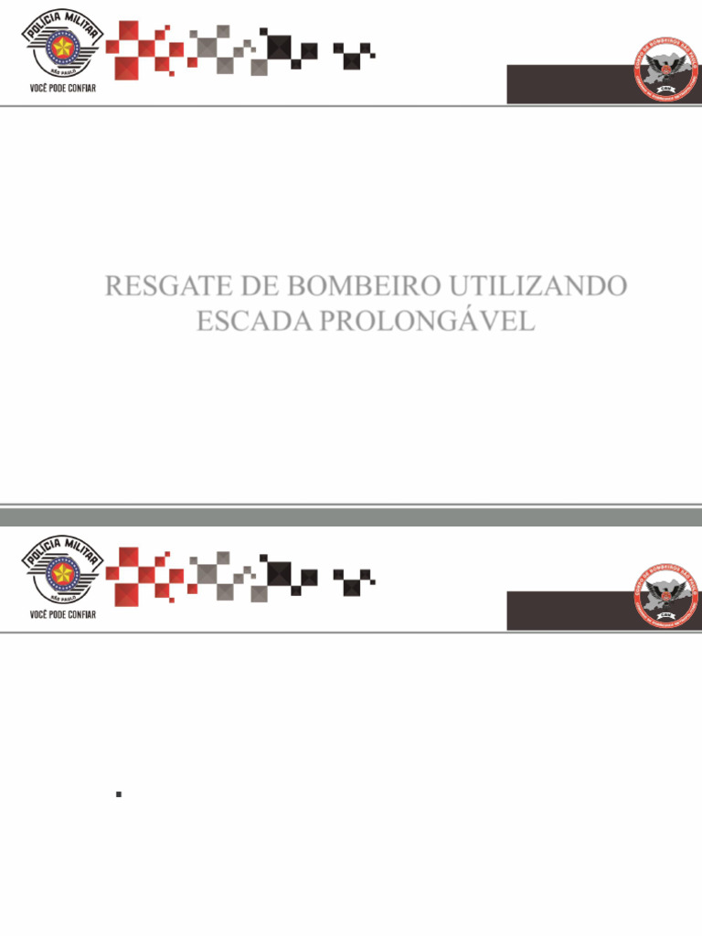 1 Resgate Bombeiro Inconsciente Usando Escada Prolongavel | PDF