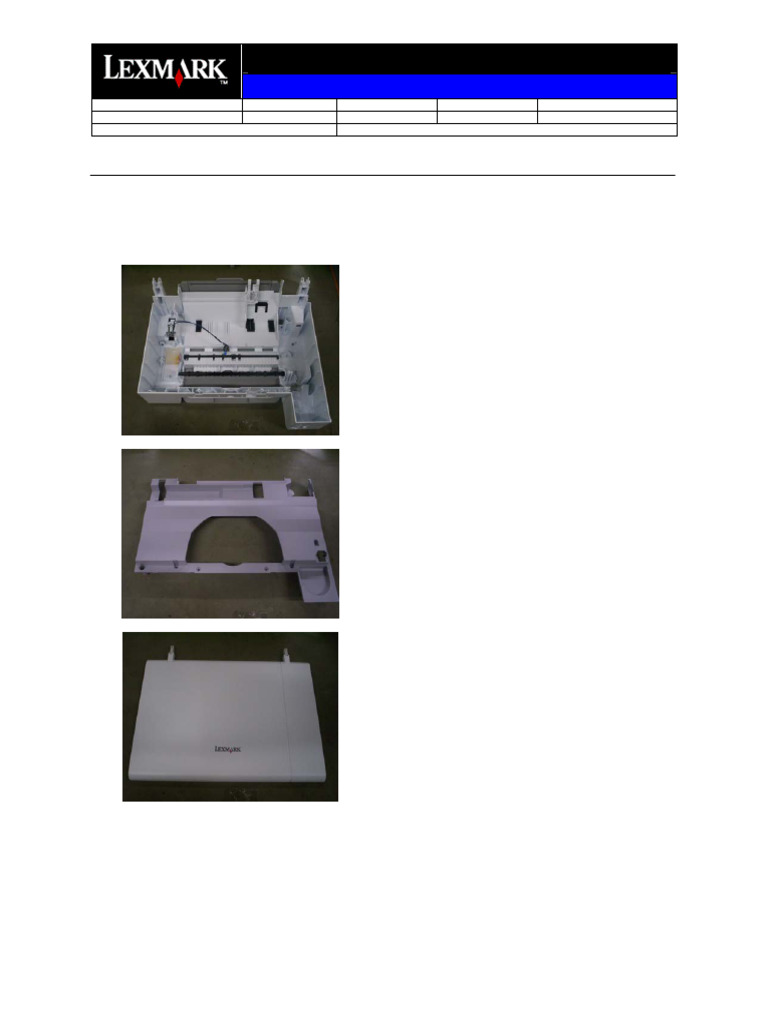 Lexmark 3400 Series Parts List | PDF