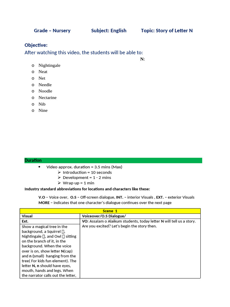 The Letter M Story. | PDF