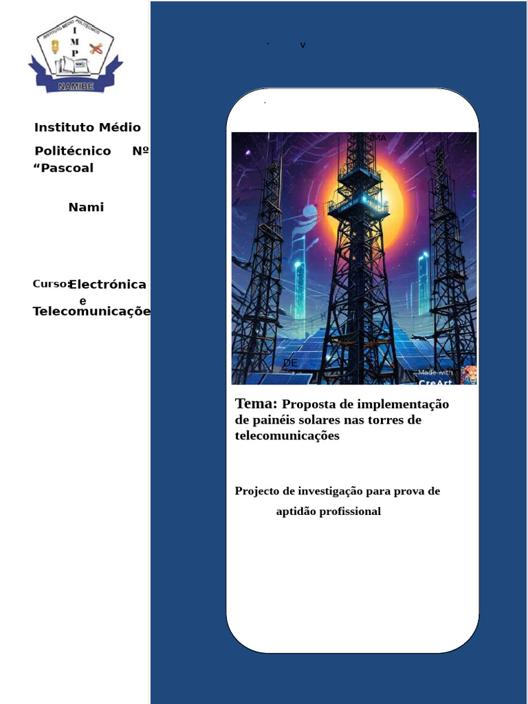 Projecto Final Sandro J Edócia e Ange | PDF