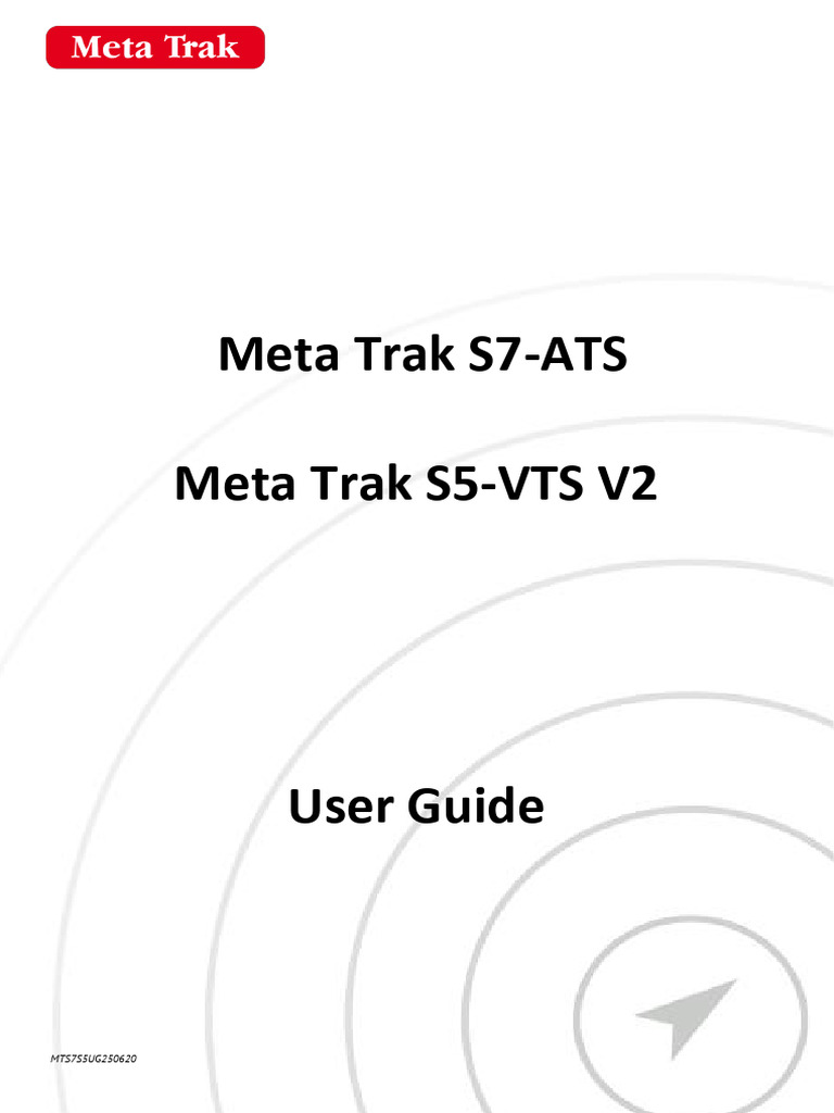 Meta Trak User Guide - Metatrak s7-s5 250620 | PDF | Computing | Technology & Engineering