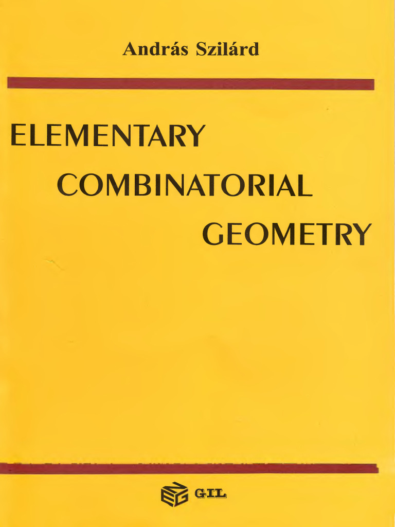 Vdoc - Pub Elementary Combinatorial Geometry | PDF