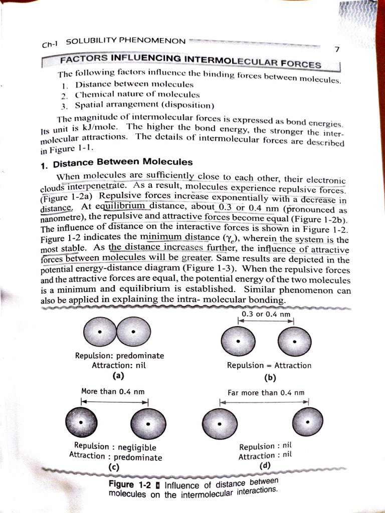 Factors Influencing Intermolecular Forces | PDF