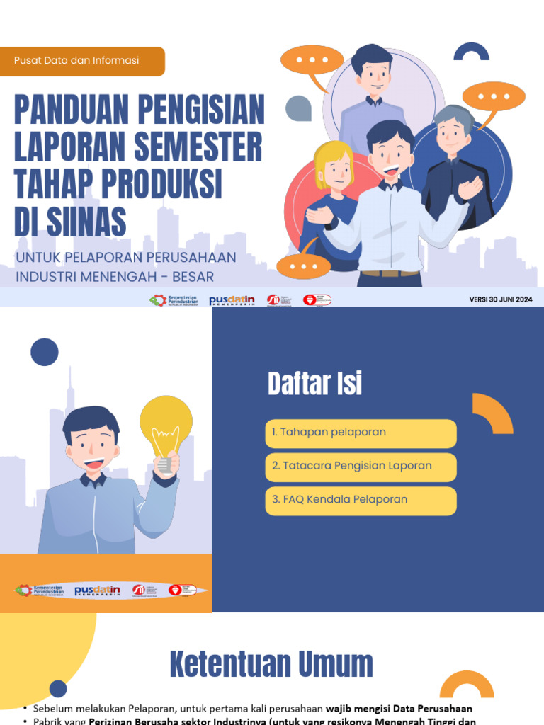 Panduan Pelaporan Perusahaan Industri Produksi IMB Rev2 | PDF
