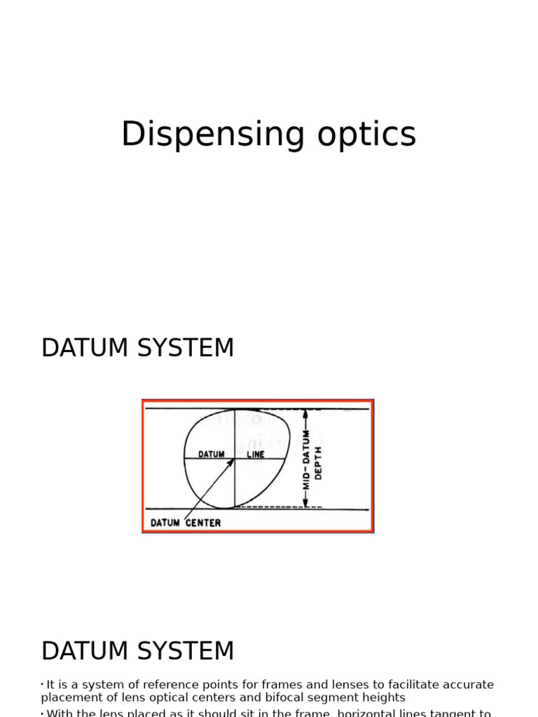 Understanding the Datum and Boxing Systems | PDF | Glasses | Eye