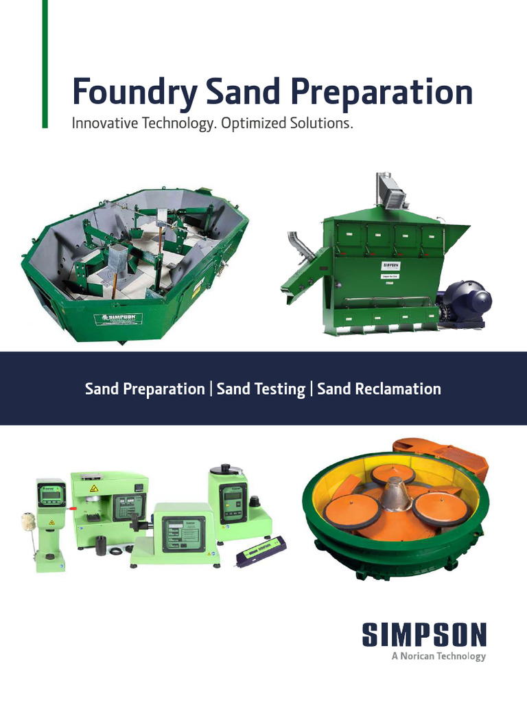 Simpson Sand Preparation Brochure - Metric | PDF