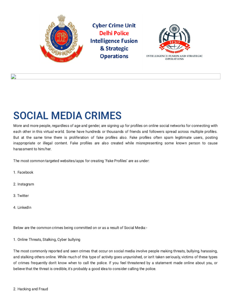 Cyber Crime Cell Sourav | PDF