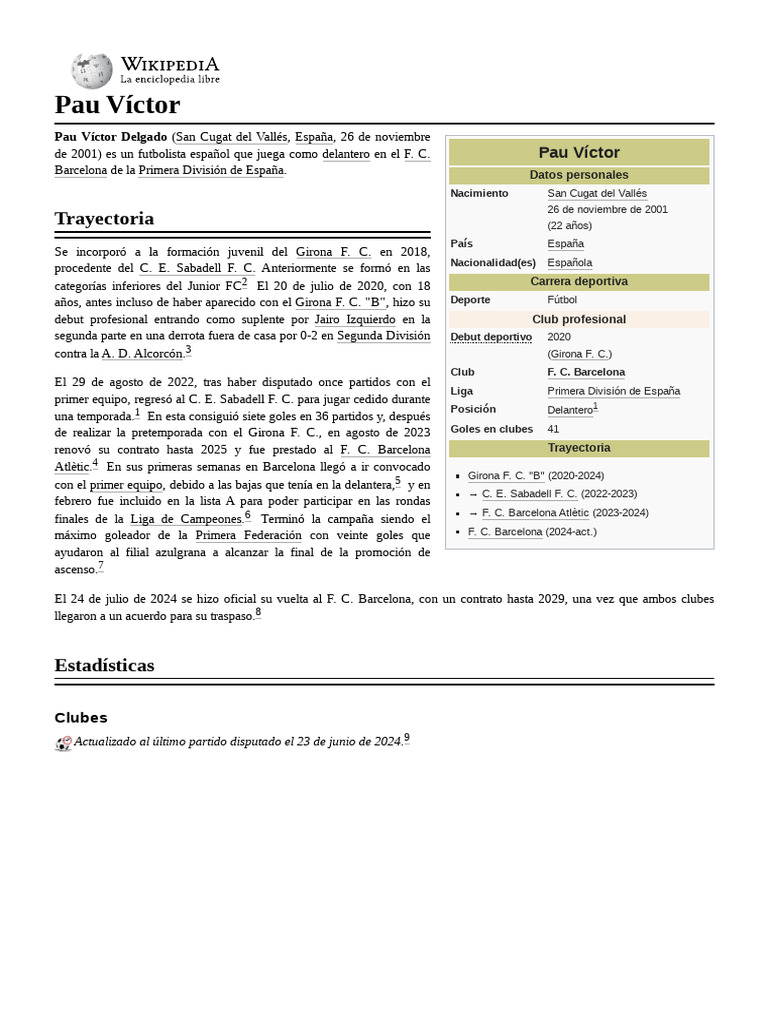 Pau Víctor | PDF