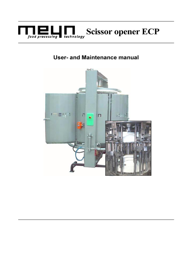 Openingmachine Ecp | PDF