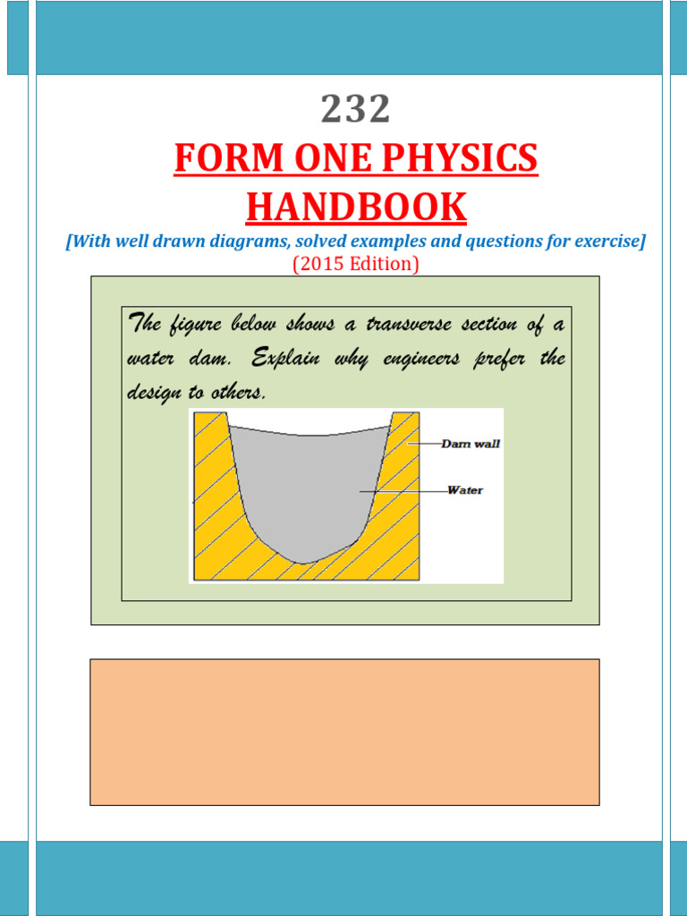 Form One Physics PDF | PDF