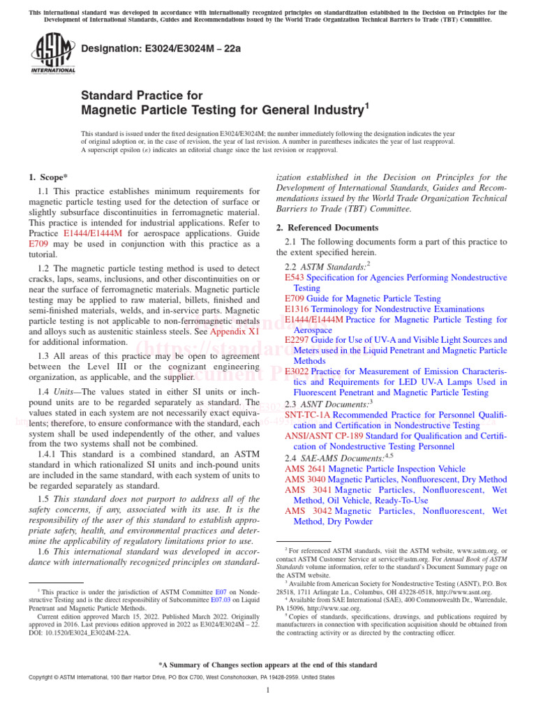 ASTM E3024 E3024M 22a | PDF