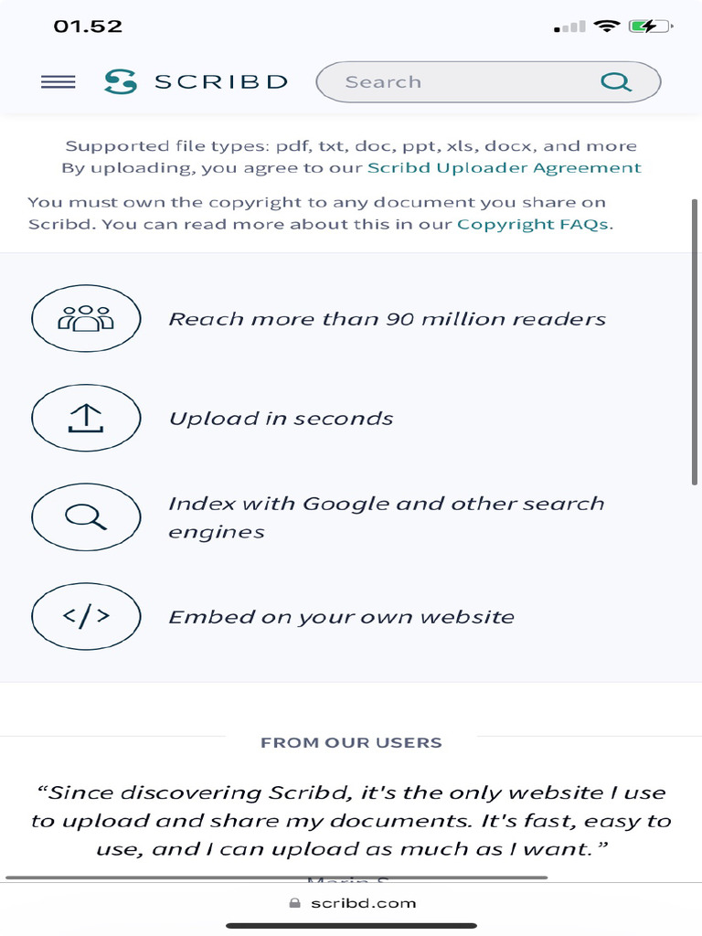 Upload A Document Scribd 2 | PDF
