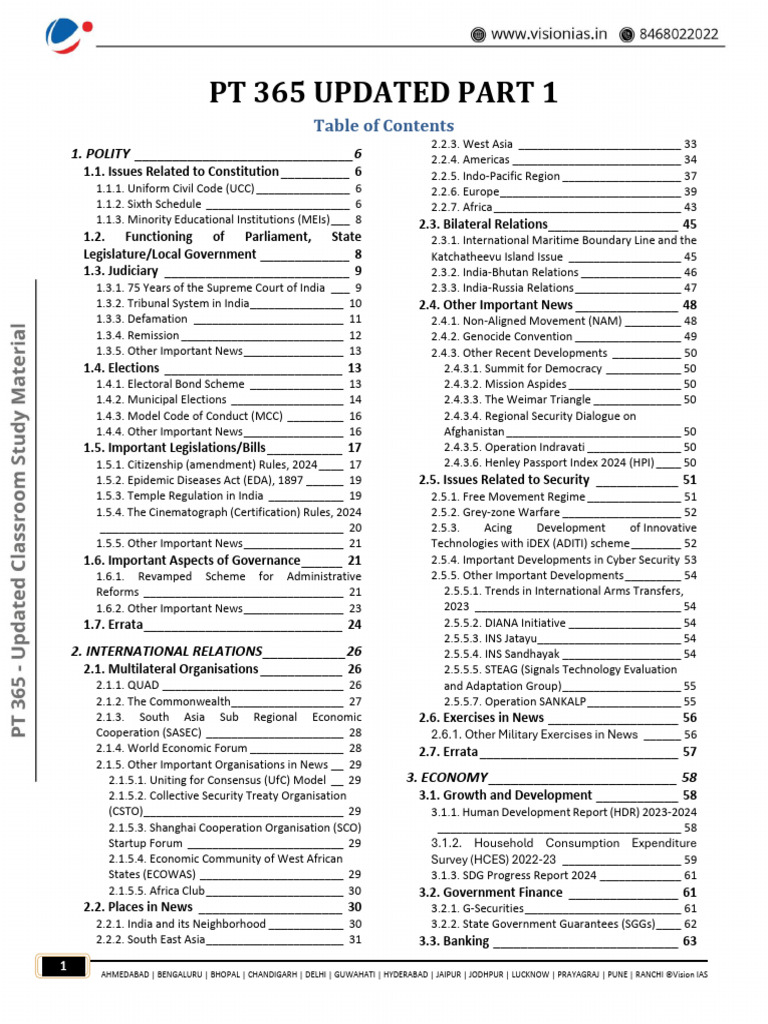 3 - pt-365-1VisionIAS PT 365 December 2024 Updated Part 1 | PDF