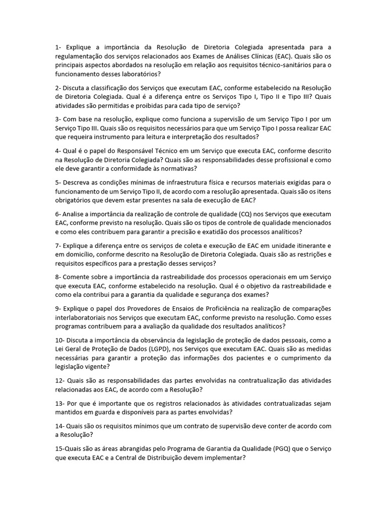 Atividade 1 - RDC 786-2023 | PDF