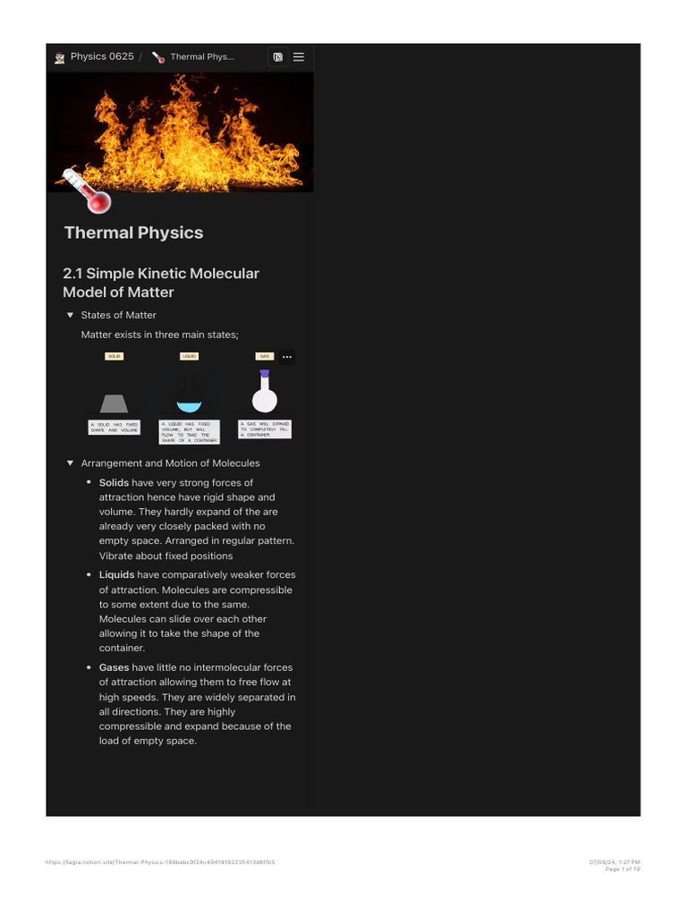 ? Thermal Physics | PDF