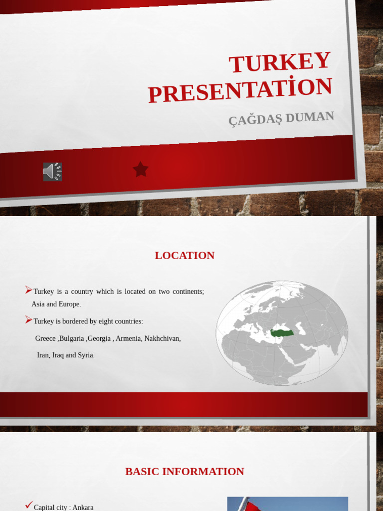 Turkey Presentation | PDF | Turkey