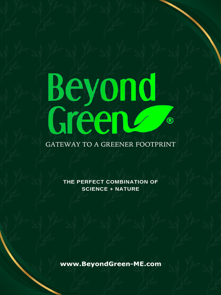 Beyond Green Company Profile PDF | PDF