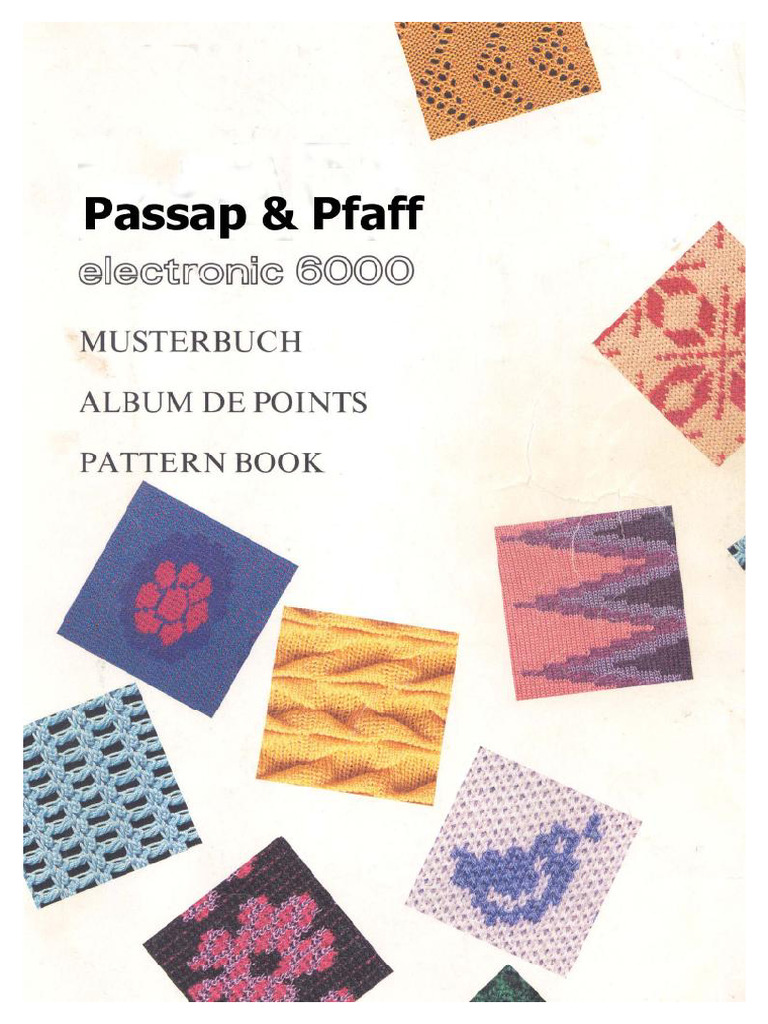 Passap e6000 Pattern Book (1) | PDF