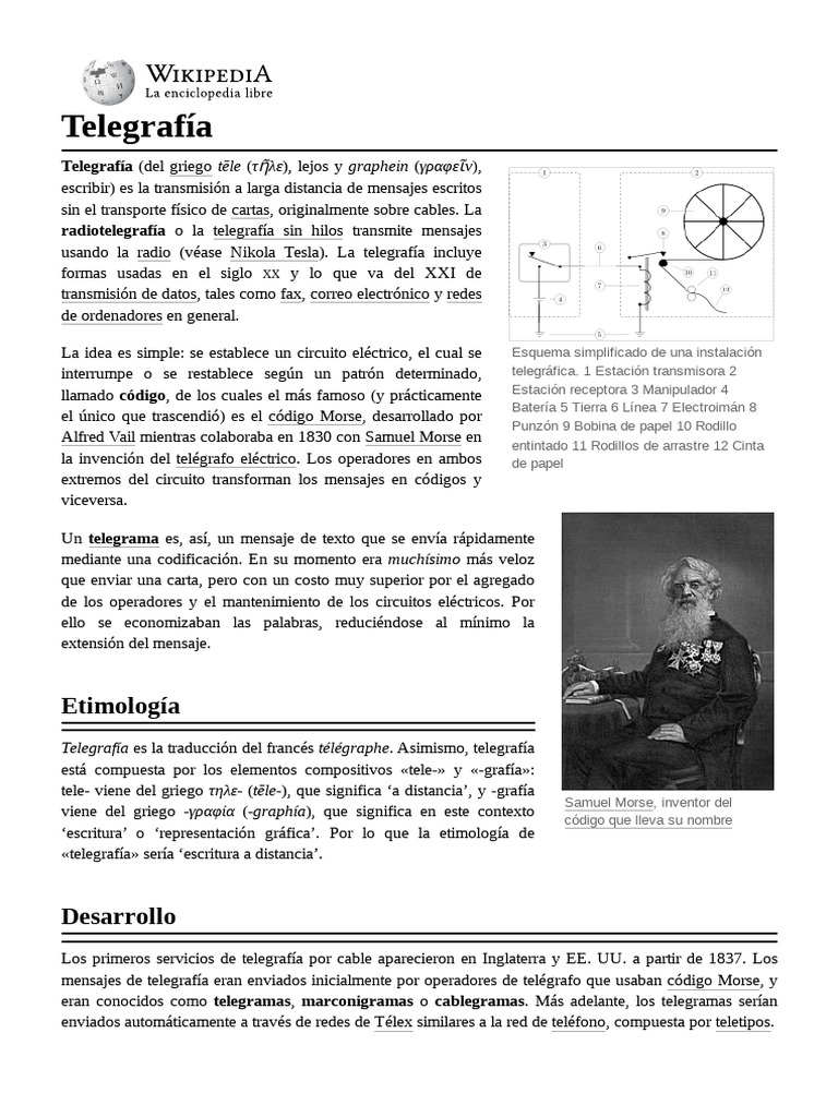 Telegrafía | PDF