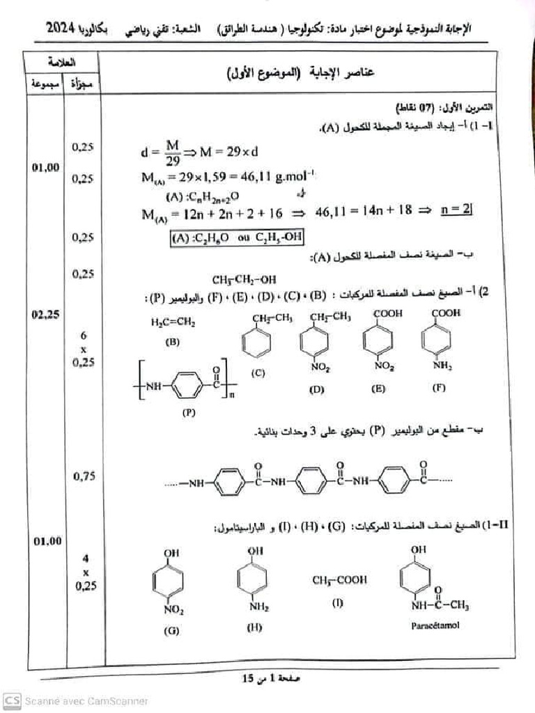 Bac2024 Procedes MT Correction | PDF
