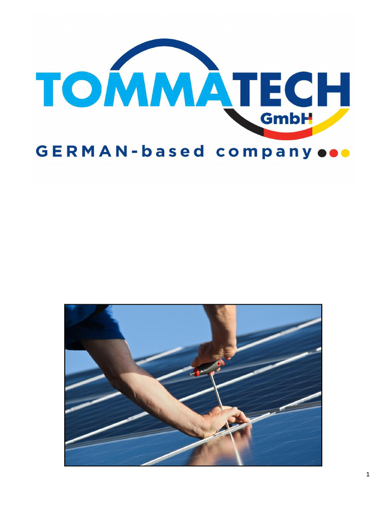 91 Tommatech Solar Panel Installation Manual 91 en | PDF