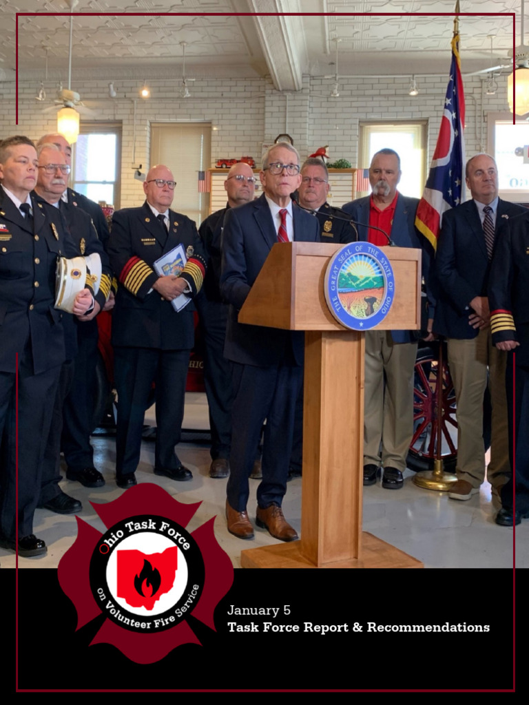 Ohio Task Force On Volunteer Fire Service | PDF | Firefighter | Taxes