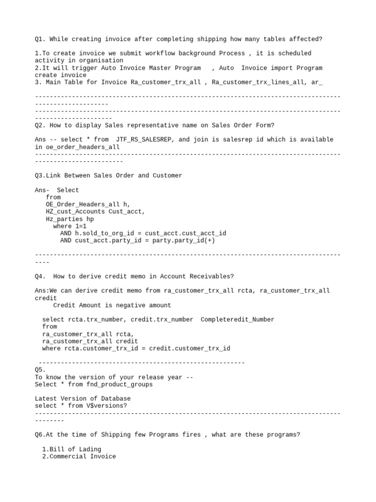 Scenario Based Interview Question | PDF