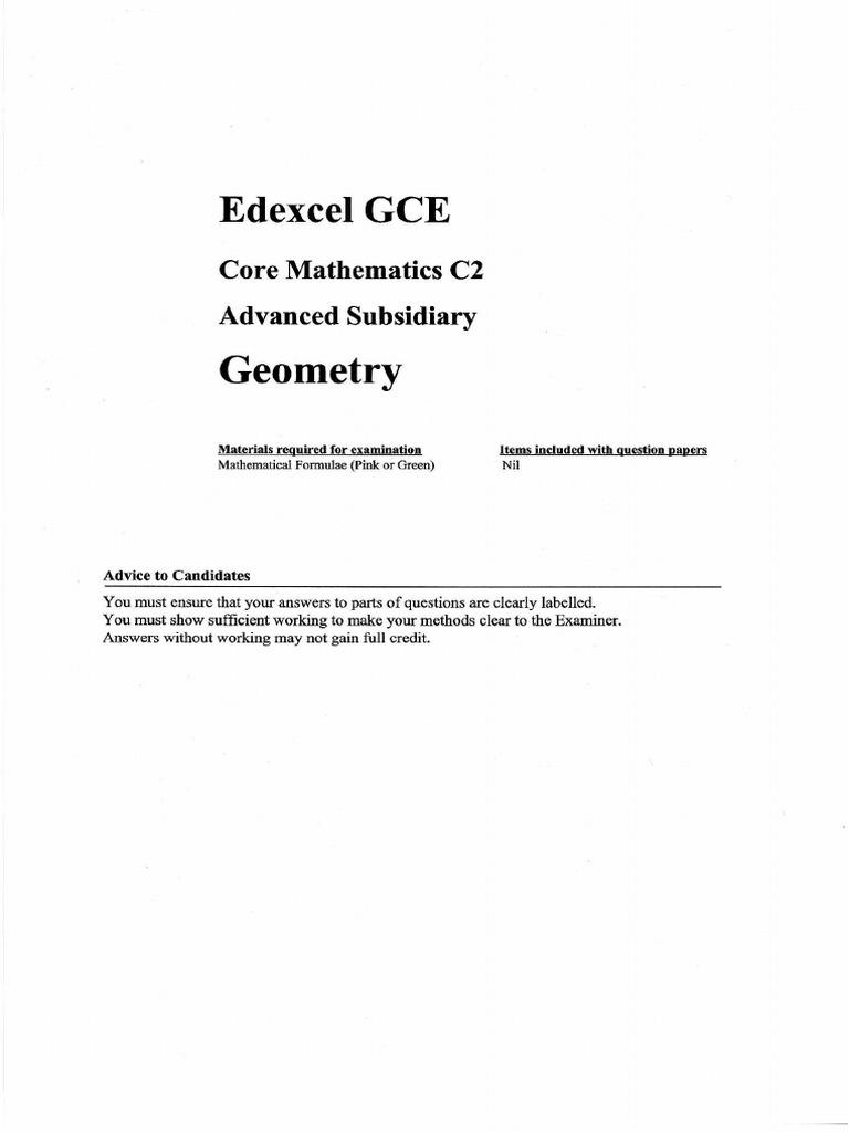 c2 Geometryans | PDF