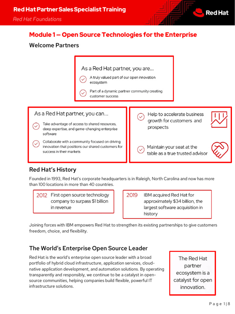 Red Hat Foundations | PDF