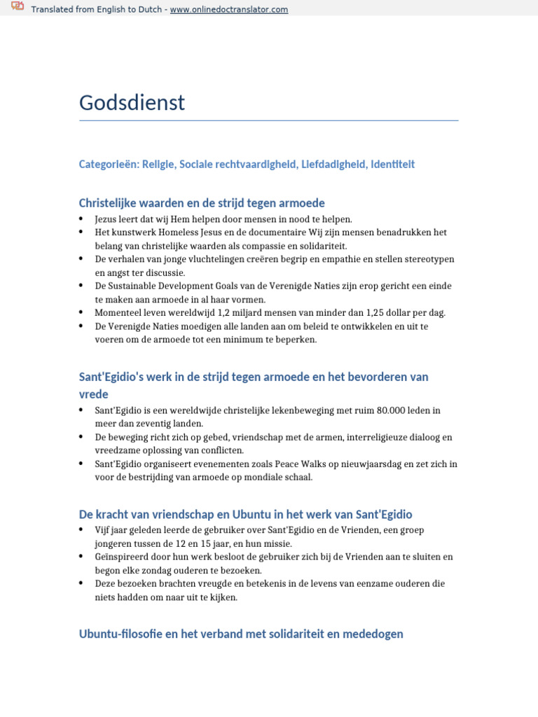 Godsdienst en NL | PDF