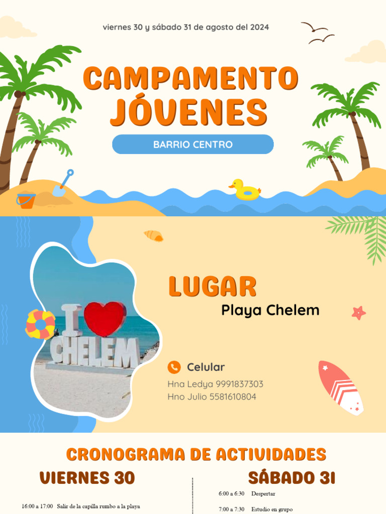 Campamento Jóvenes | PDF