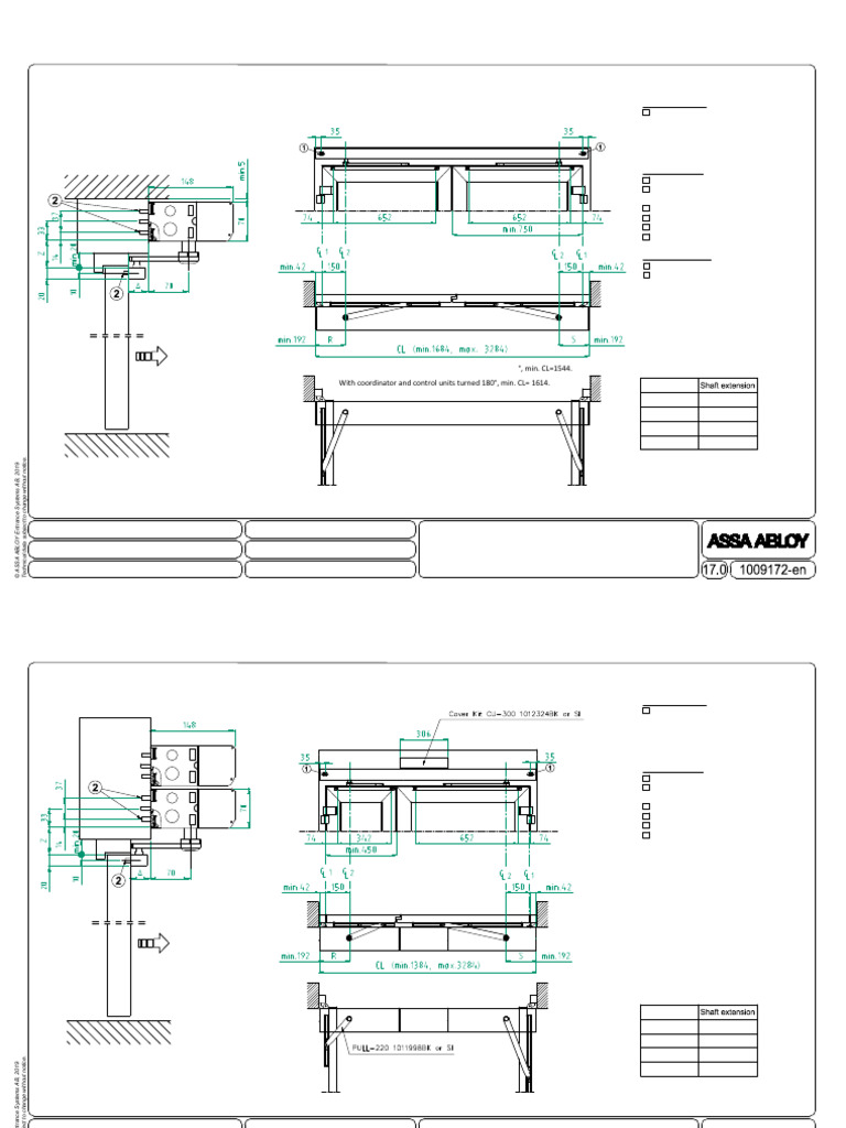 Product Drawing - ASSA ABLOY - SW150 - en | PDF