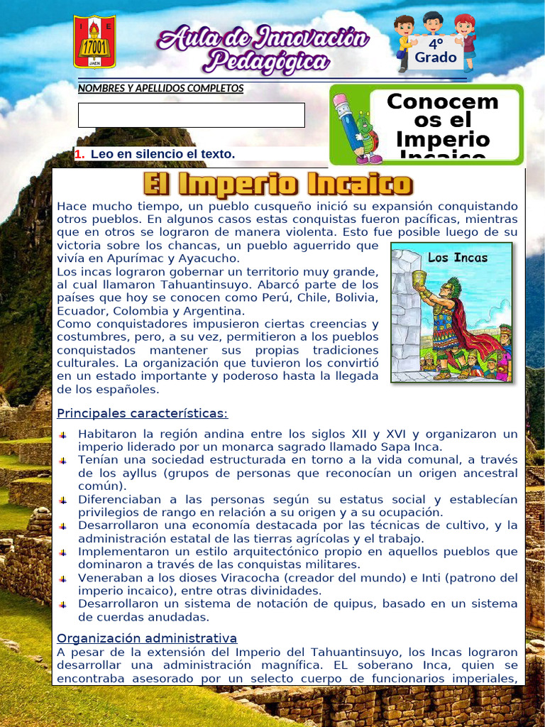 Imperio Incaico | PDF
