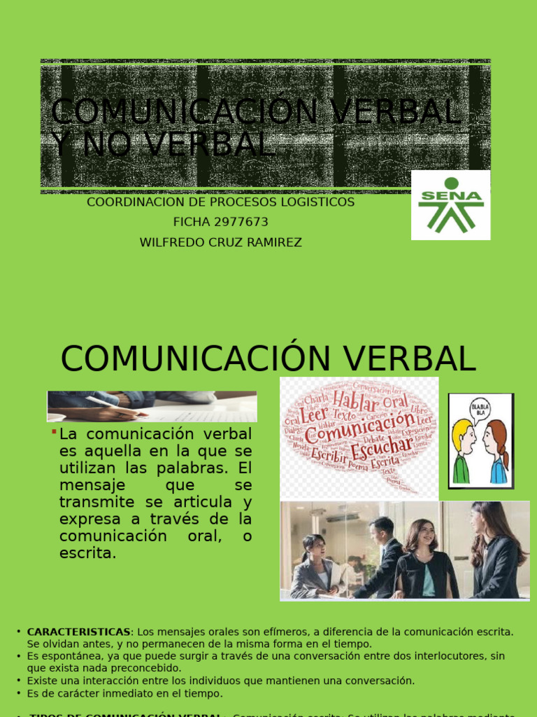 Comunicación Verbal y No Verbal | PDF