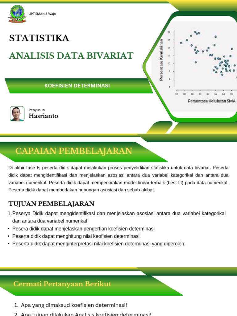 Koefisien Determinasi | PDF