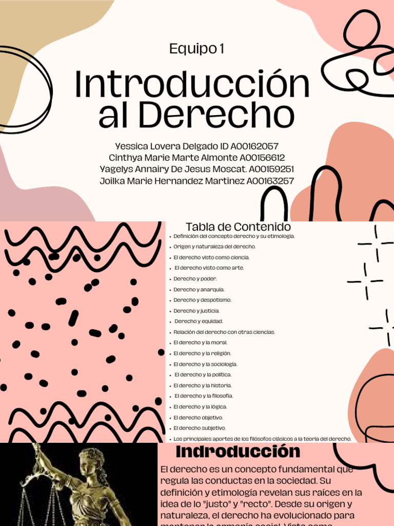 Presentacion Introduccion Al Derecho Pdf