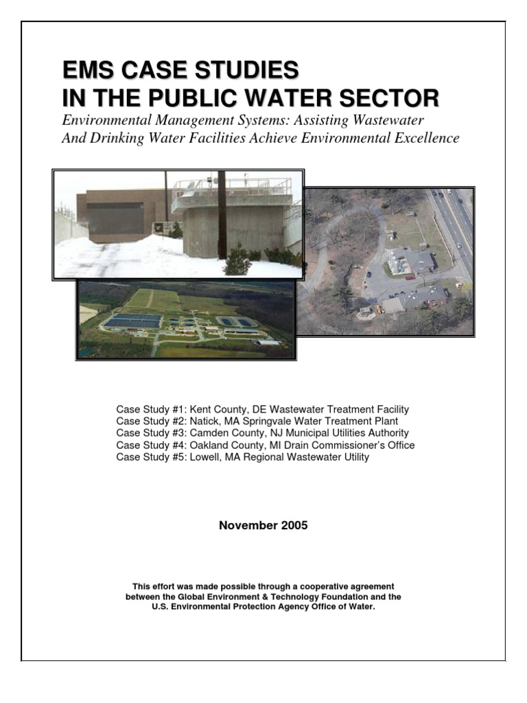 Case Study Ems Water Sector | PDF | Sewage Treatment | Environmental Policy